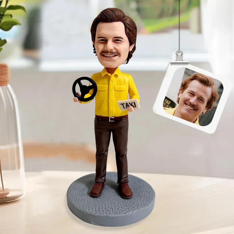 Custom Taxi Driver Bobblehead – Personalized Gift for Drivers ...